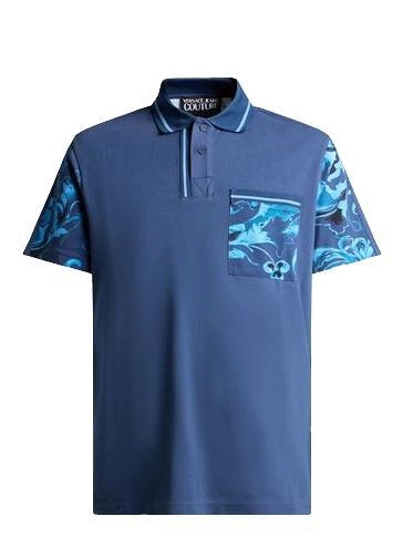 Versace Polo Shirt Size Cotton - Blue