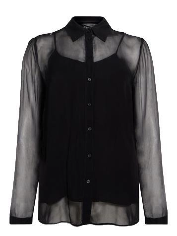 Armani Exchange Viscose Shirt - Black