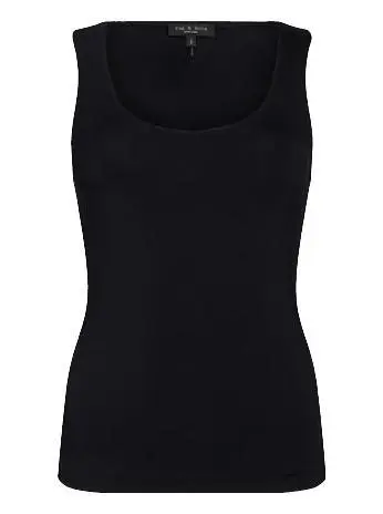 Rag & Bone Modal And Elastane Tank Top - Black