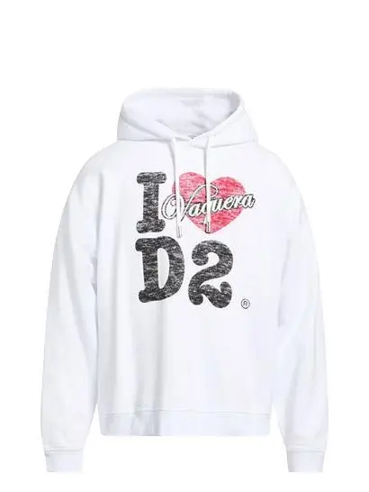 Dsquared2 Cotton Sweatshirt With Print - White