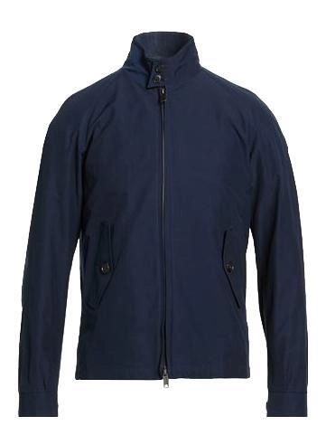 BARACUTA Cotton Polyester Jacket - Navy