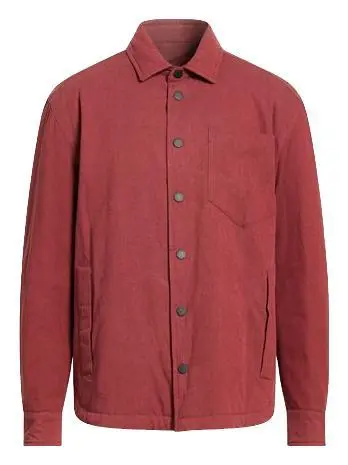 HARMONT & BLAINE Cotton Overshirt - Red
