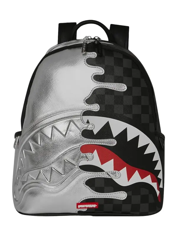 SPRAYGROUND Side Drip Savage Backpack - Silver