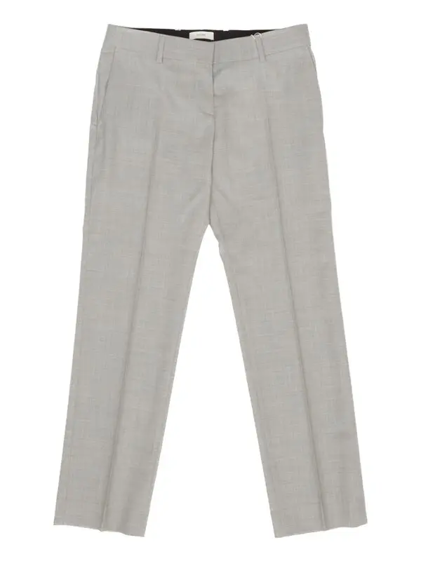 TOTEME Tailored Straight Leg Pants - Gray