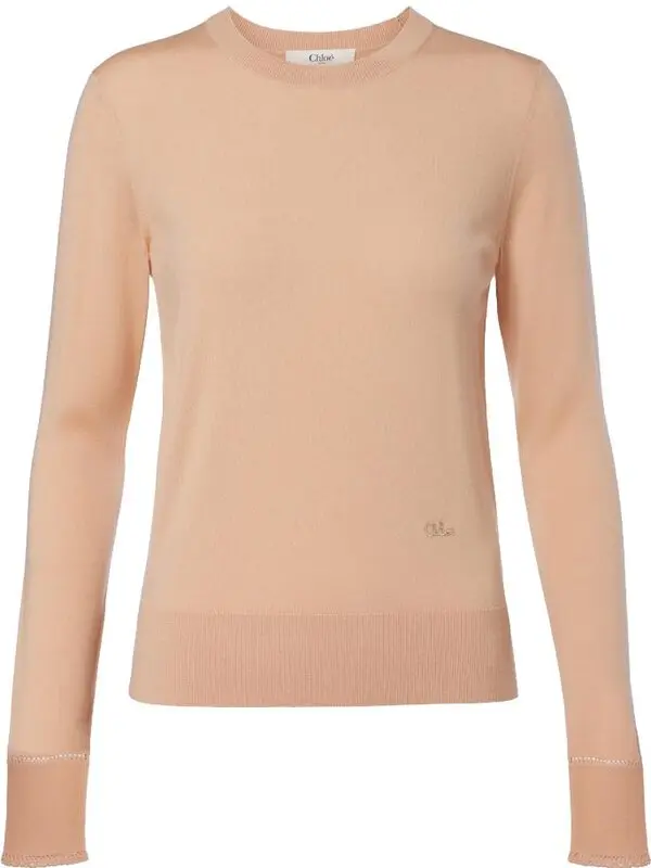 Chloé Wool Sweater - Pink