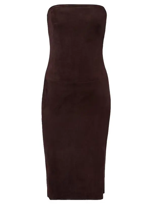 Stouls Monica Suede Minidress - Brown