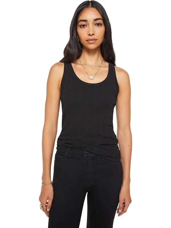 MOTHER The Runner Up Tank - Black