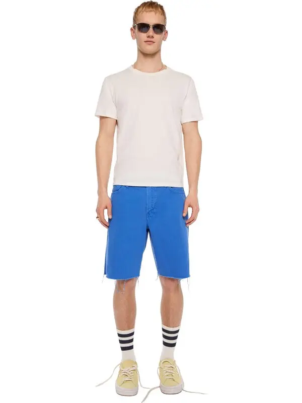 MOTHER The Big Shot Short Fray - Blue