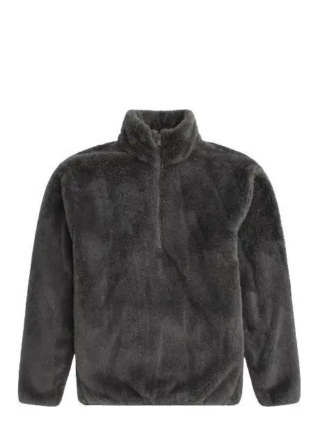 ANIMAL Teddy Fleece Half Zip Jacket - Khaki