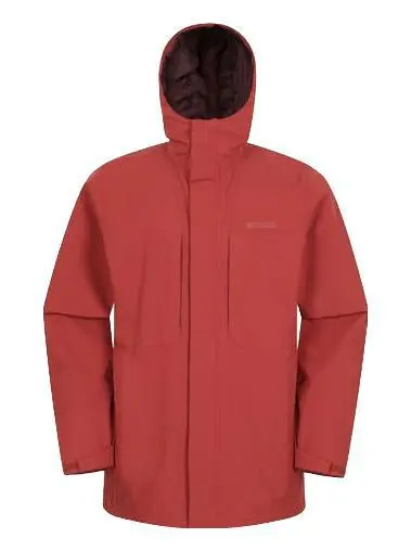 Mountain Warehouse Ridge Waterproof Jacket - Rust