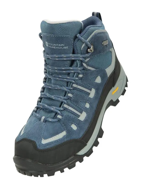 Mountain Warehouse Gale Extreme Suede Hiking Boots - Blue