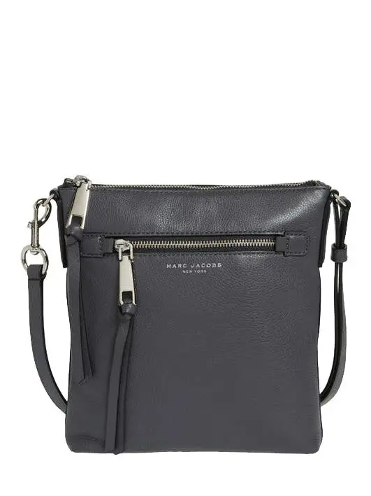 Marc Jacobs Recruit North/south Leather Crossbody Bag - Shadow
