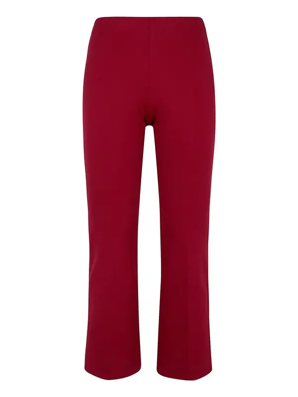 Liviana Conti Claudette Viscose Trousers - Red