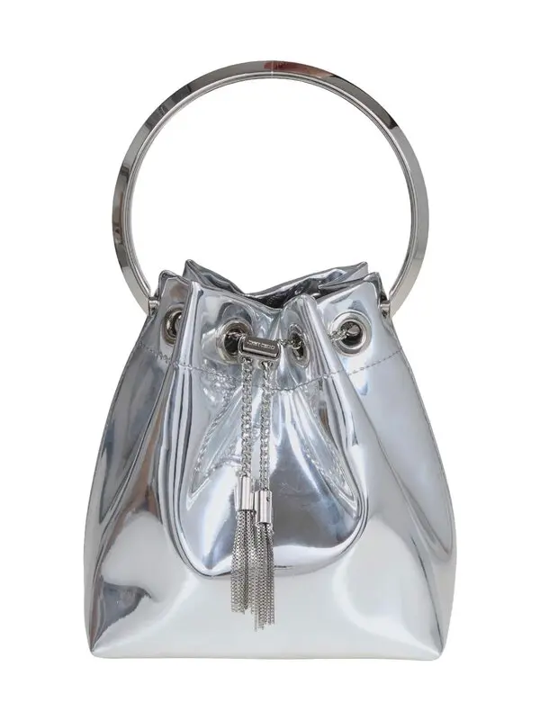 JIMMY CHOO Bucket Bag - Silver