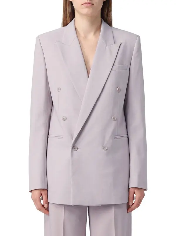 THE FRANKIE SHOP Tailored Double Breasted Jacket - Pink