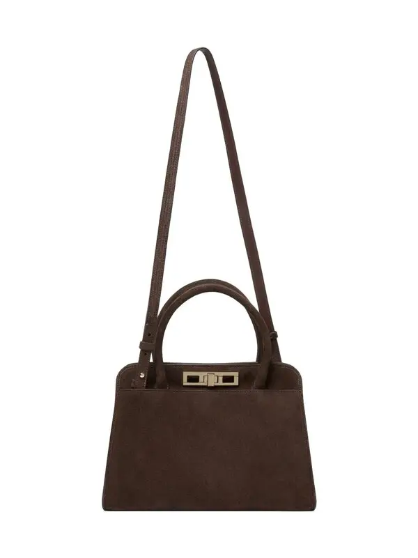 Fabiana Filippi Top Handle And Crossbody Bag - Ebony