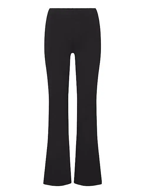 NIKESKIMS Skims Jersey Mini Flare Trousers - Obsidian