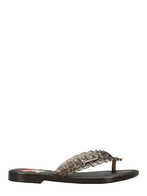 GANNI X Melissa Branded Jelly Flip-flops - Brown/oth