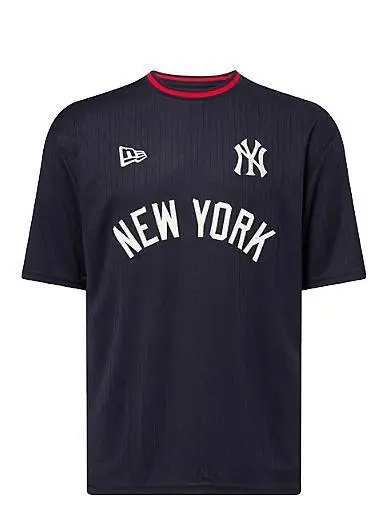 New Era New York Yankees Mlb Oversized Jersey T-shirt - Navy