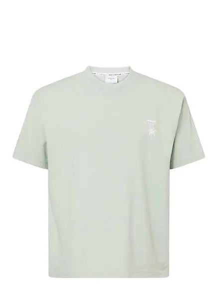 PERCIVAL Melvin Oversized Cotton-jersey T-shirt - Sage