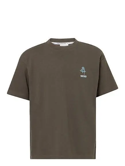 PERCIVAL Otto Oversized Cotton-jersey T-shirt - Charcoal