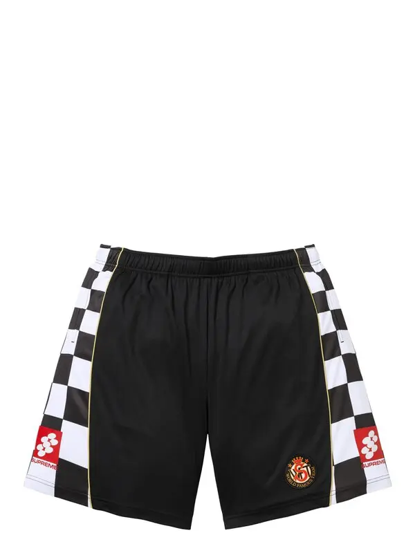 Supreme Checkerboard Shorts - Black