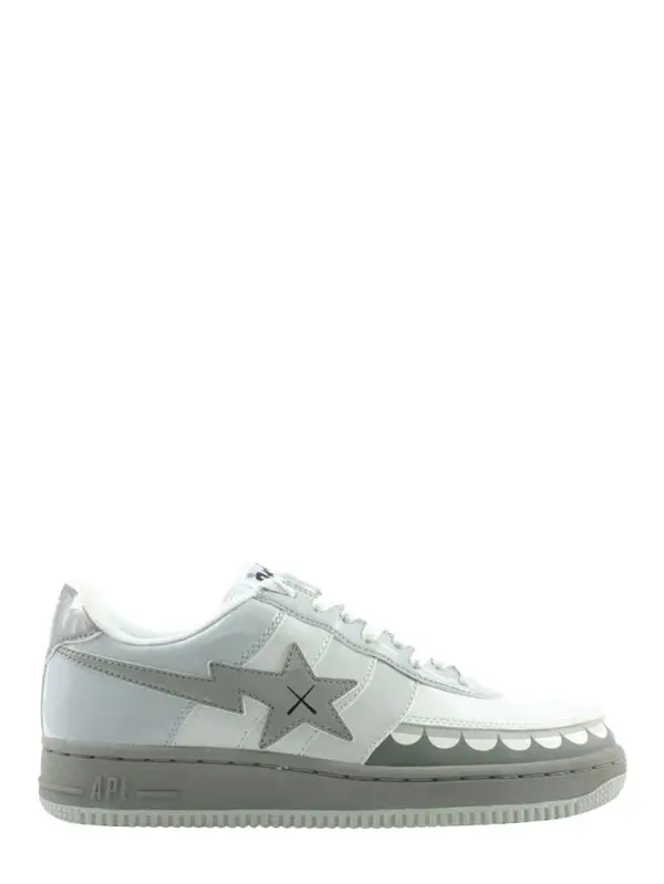 A BATHING APE X Kaws Fs-029 Low "chompers" Sneakers - Grey