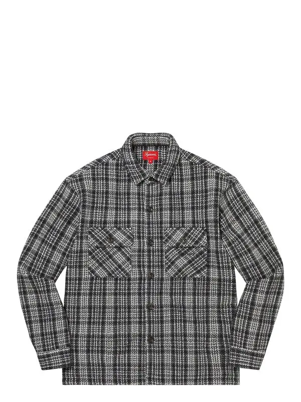 Supreme Plaid Shirt - Black