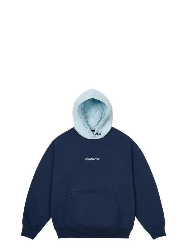 PALACE Baffled Font Hood - Blue