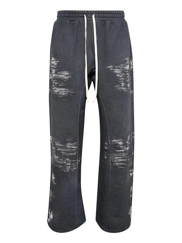RIVINGTON ROI REBIS Burn The Faster Flight" Sweatpants - Black