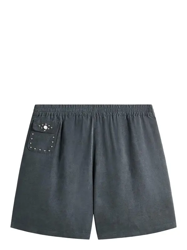 Kith Kin Cupro Linen Embellished Shorts - Black