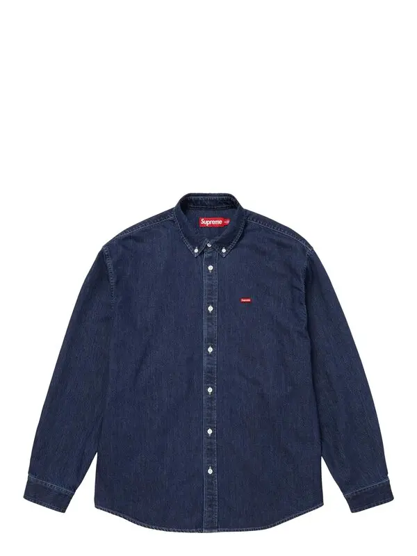 Supreme Small Box Denim Shirt - Blue