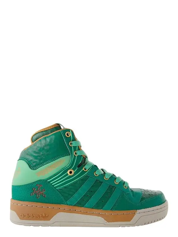 Adidas Metro Attitude Star Wars 'jabba The Hutt' High Top Sneakers - Green