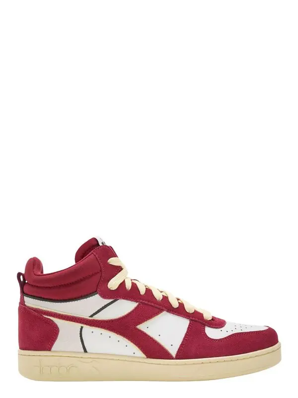 DIADORA Magic Basket Demi Cut Sneakers - Red