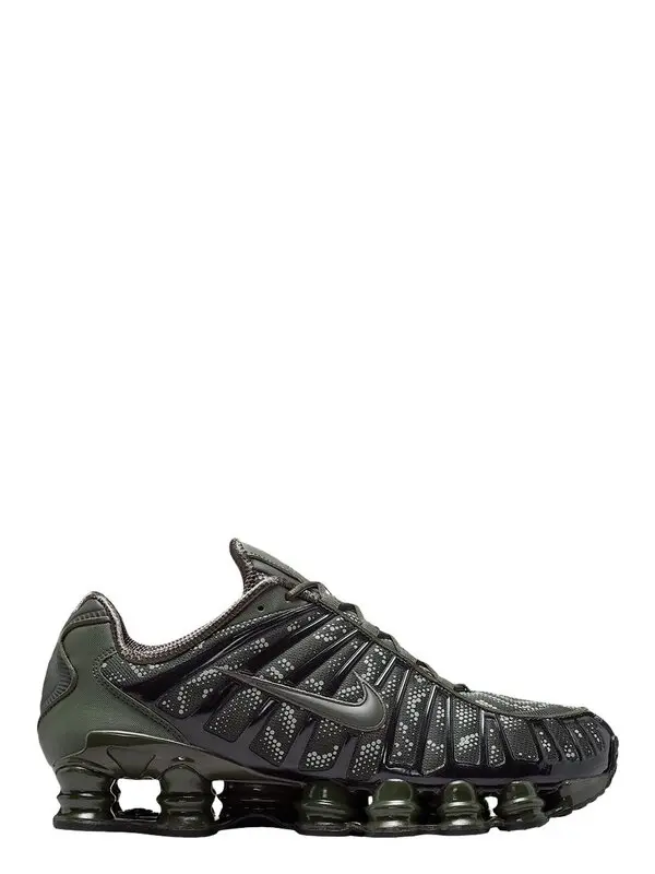 Nike Shox Tl 'newsprint' High Top Sneakers - Black
