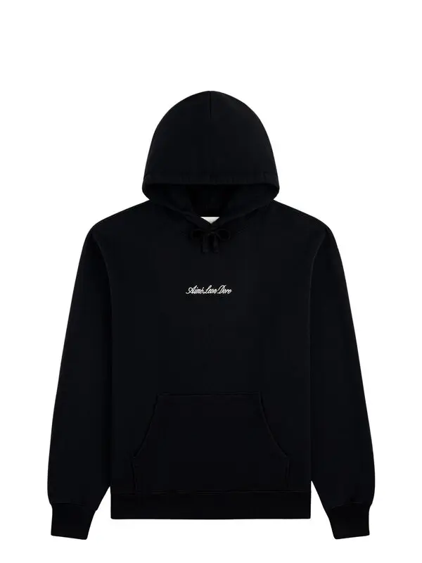 Aimé Leon Dore Embroidered Logo Hoodie - Black