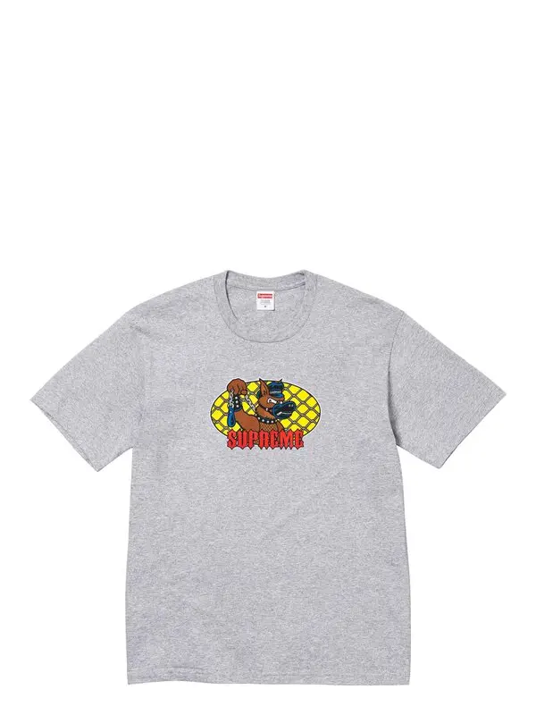 Supreme Leash Graphic T-shirt - Grey