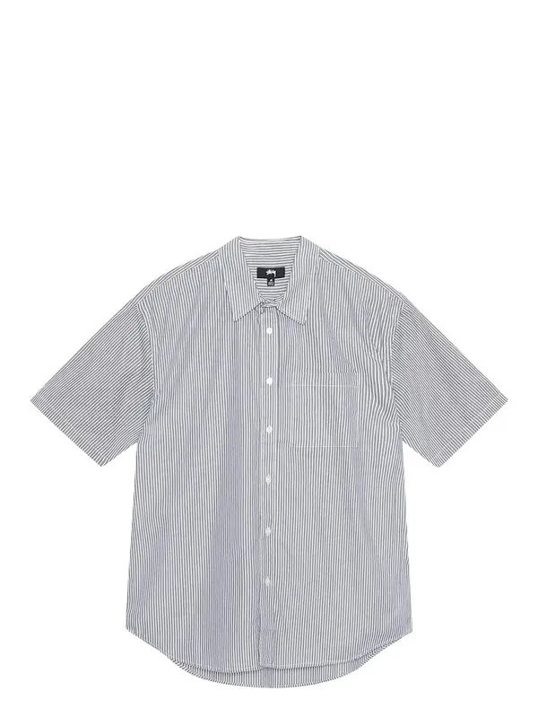 StÜssy Boxy Short-sleeve Striped Shirt - Multicolor