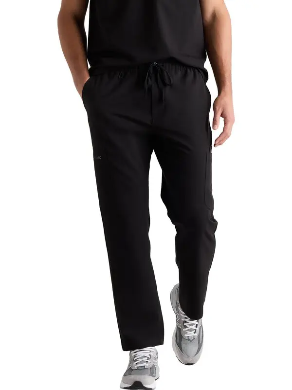 Quince Aeraflex Scrub Cargo Pants - Bold Black