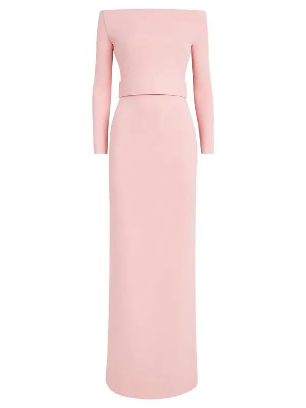 Solace London Sabina Column Gown - Pink