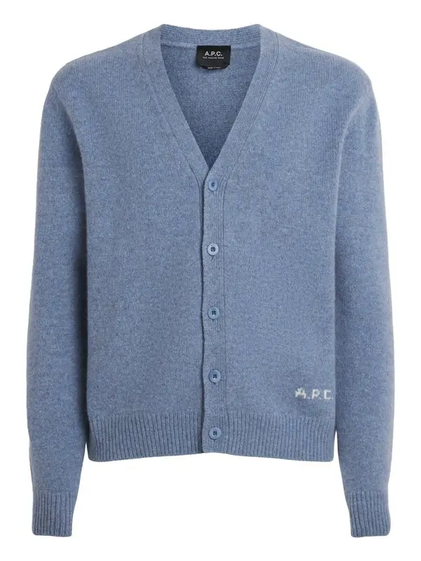 A.p.c. Wool Cardigan - Blue