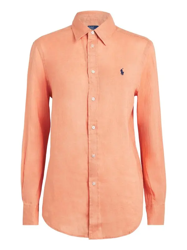 Polo Ralph Lauren Linen Classic Shirt - Pink