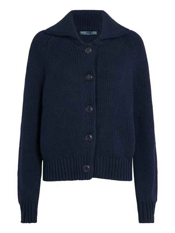 Polo Ralph Lauren Knitted Button-up Cardigan - Navy