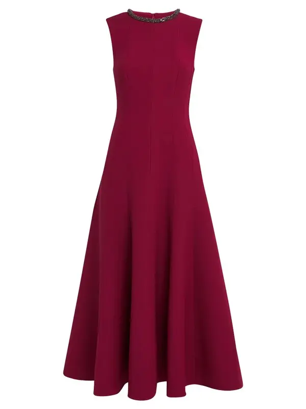 Roland Mouret Embellished Midi Dress - Pink