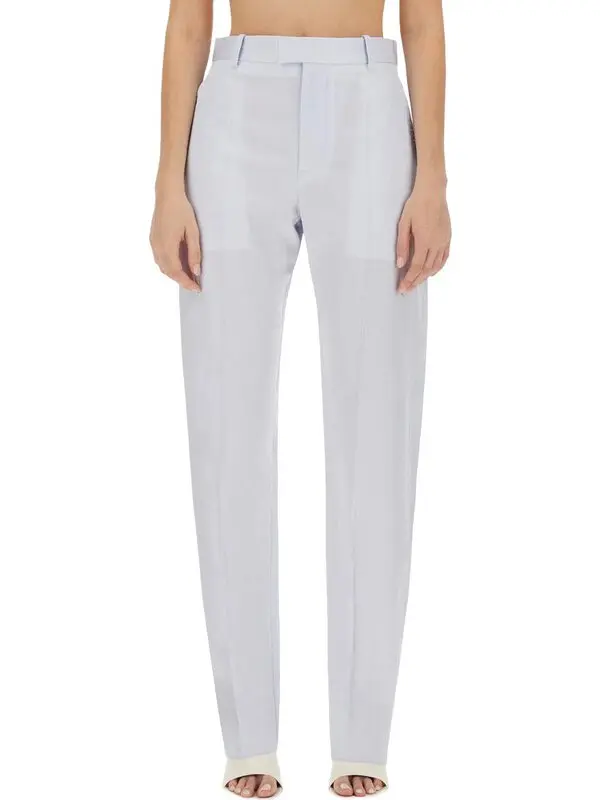 Bottega Veneta Grain De Poudre Wide-leg Pants - Multicolour