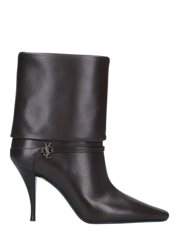Saint Laurent Niki Ankle Boots - Brown