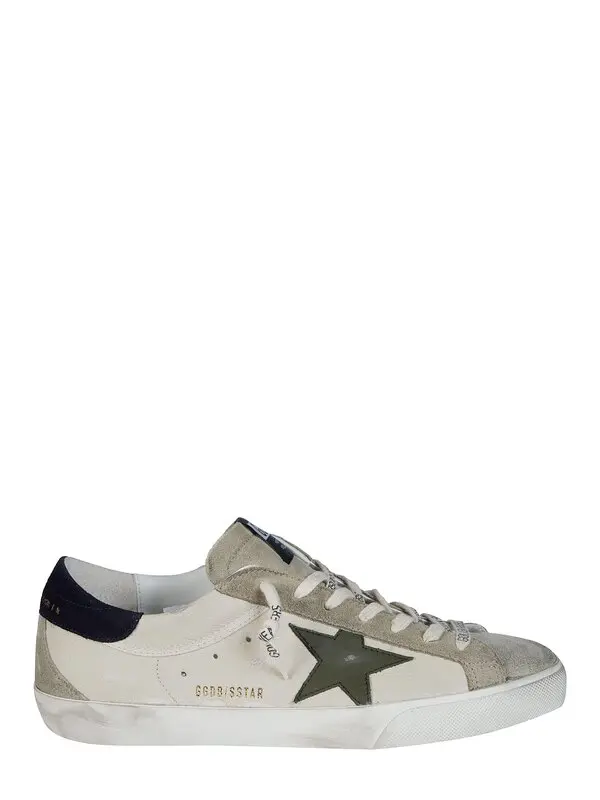 GOLDEN GOOSE Suede And Leather Sneakers - Beige