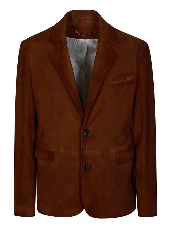 GOLDEN GOOSE Waxed Cotton Jacket - Marrone