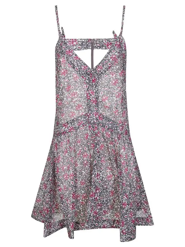 Isabel Marant Étoile Danielle' Floral Mini Dress - Rosso