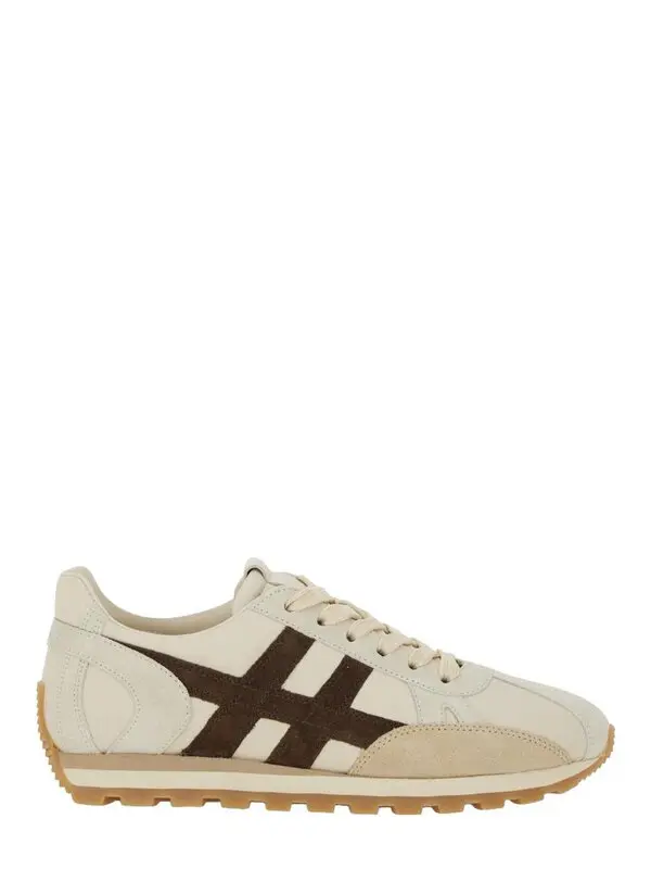 Hogan 86er Leather Sneakers - Beige